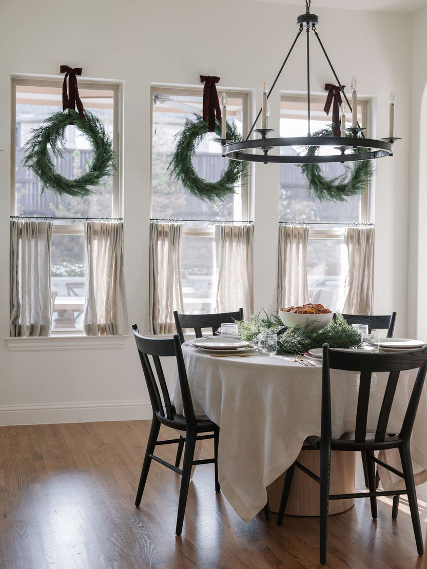 30" Faux Evergreen Cedar Wreath | CG Hunter